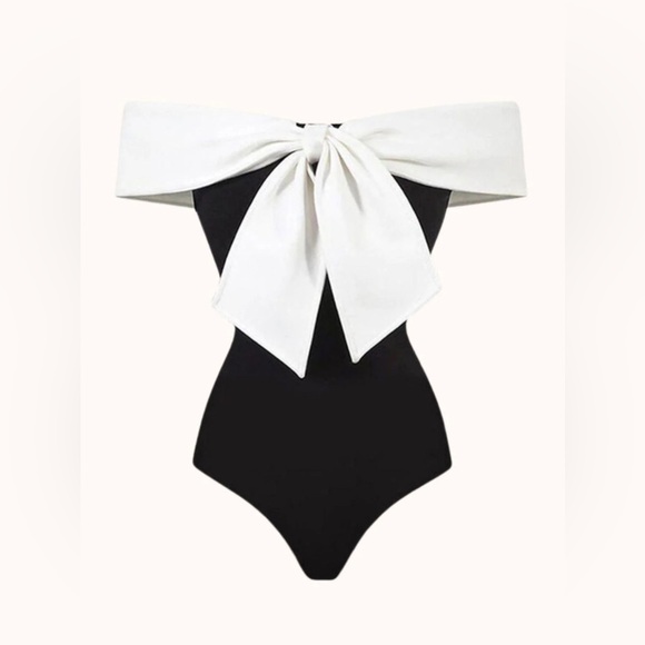 Mew Mews | Swim | Mew Mews Daisy Off The Shoulder One Piece Swimsuit ...
